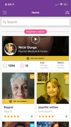 Purple Garden - Psychic Video Readings App