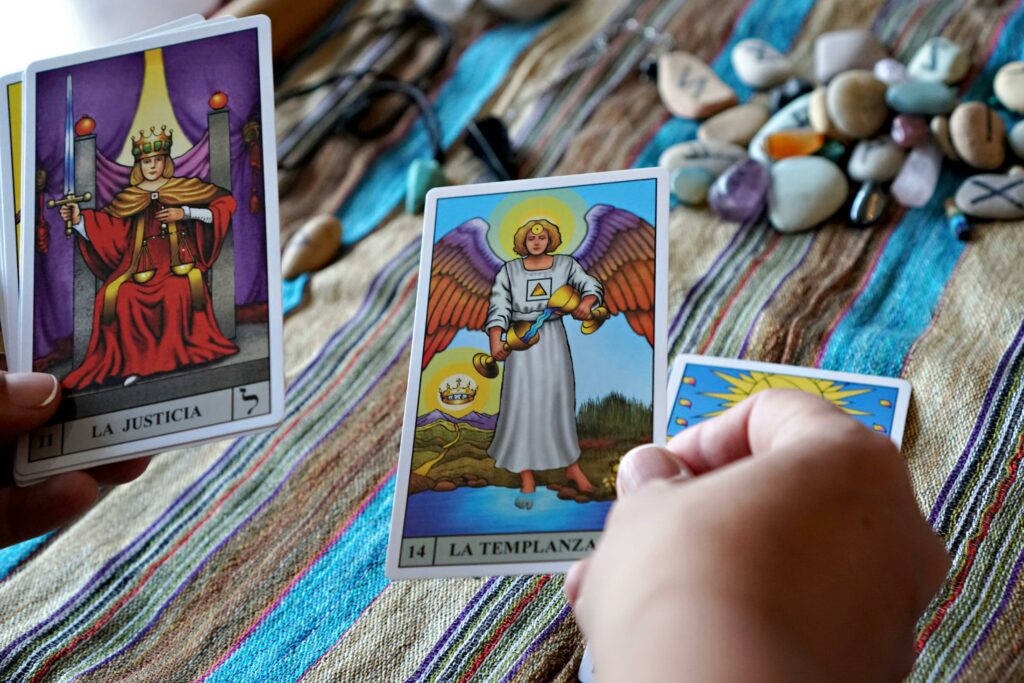 Temperance Tarot Card: Meaning, Symbolism & Interpretation | Purple ...